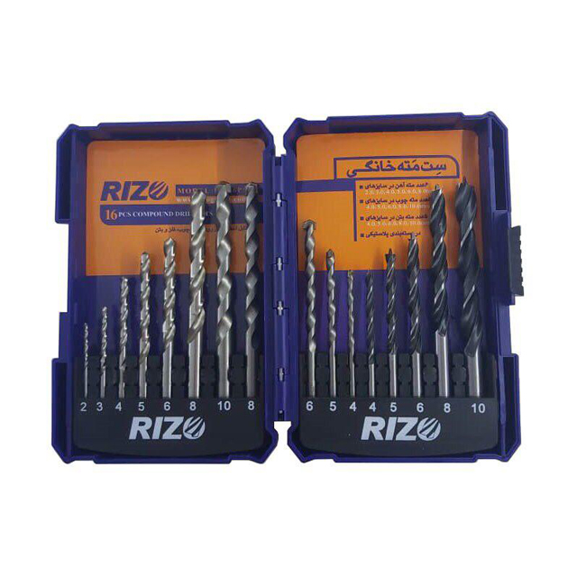 جعبه مته 16 عددی ریزو Rizo مدل DSI16PS | Bitsclassic